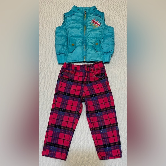COOGI | Matching Sets | Coogi Kids Plaid Pants Bubble Vest Set | Poshmark